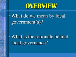 Local Government | PPT