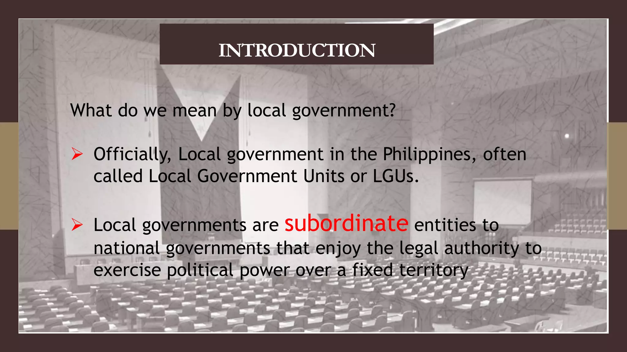 Local Government | PPTX