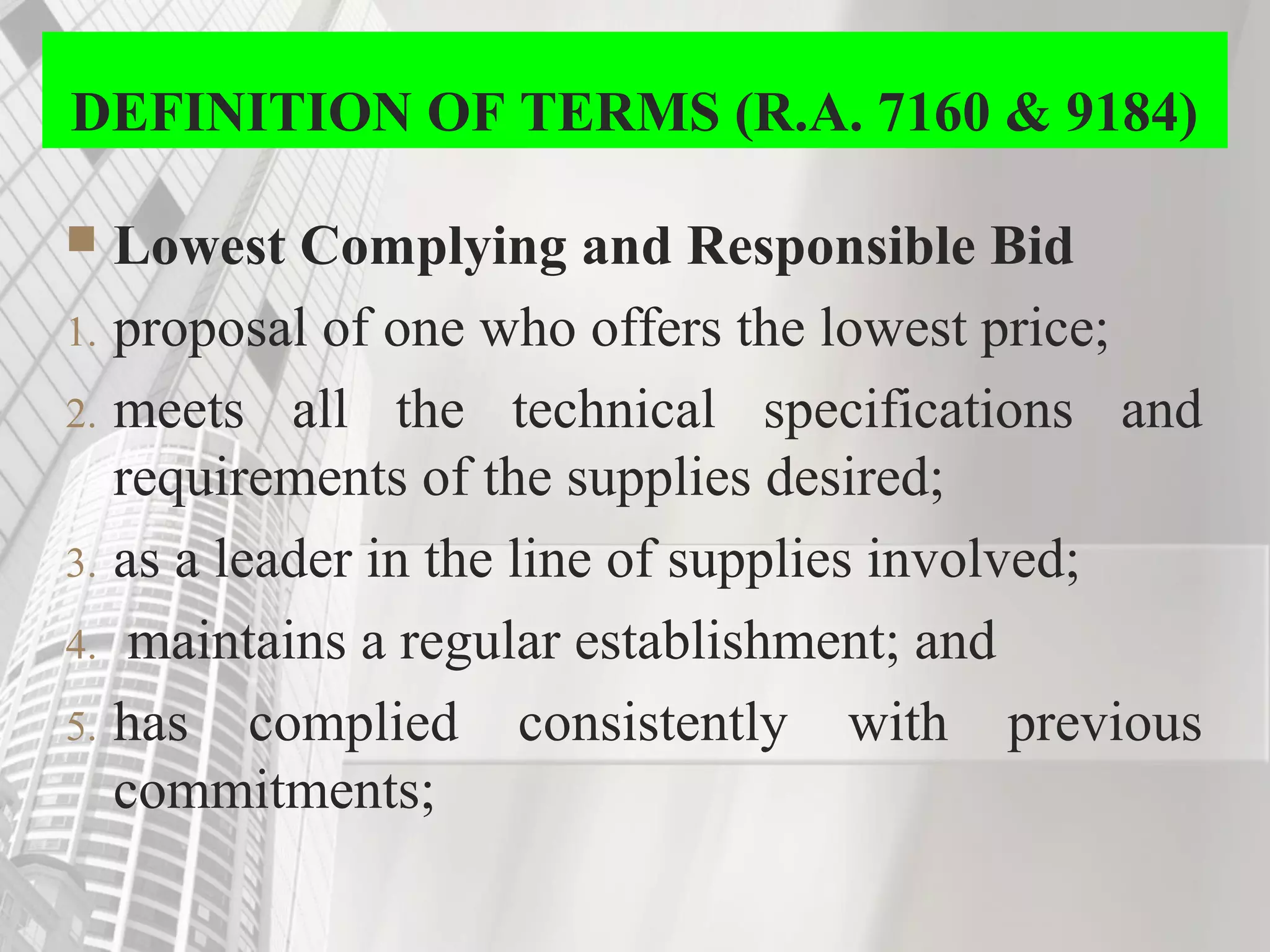 Property and Supply Management w/ introduction to R.A. 9184 Government ...