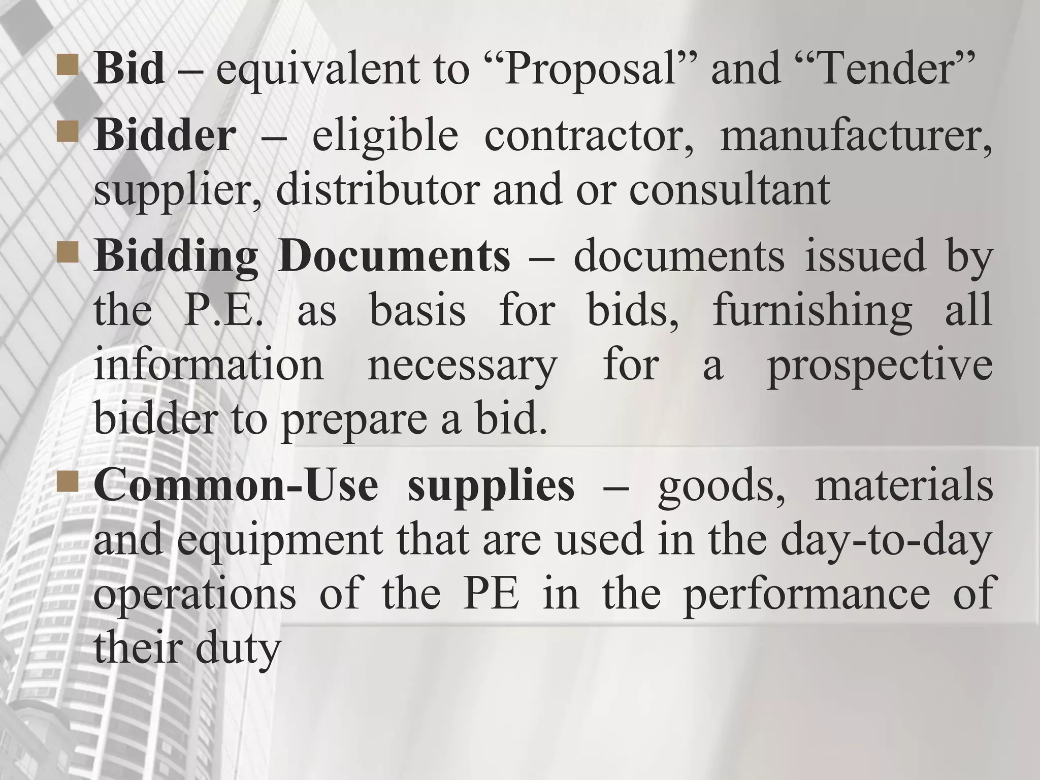 Property and Supply Management w/ introduction to R.A. 9184 Government ...