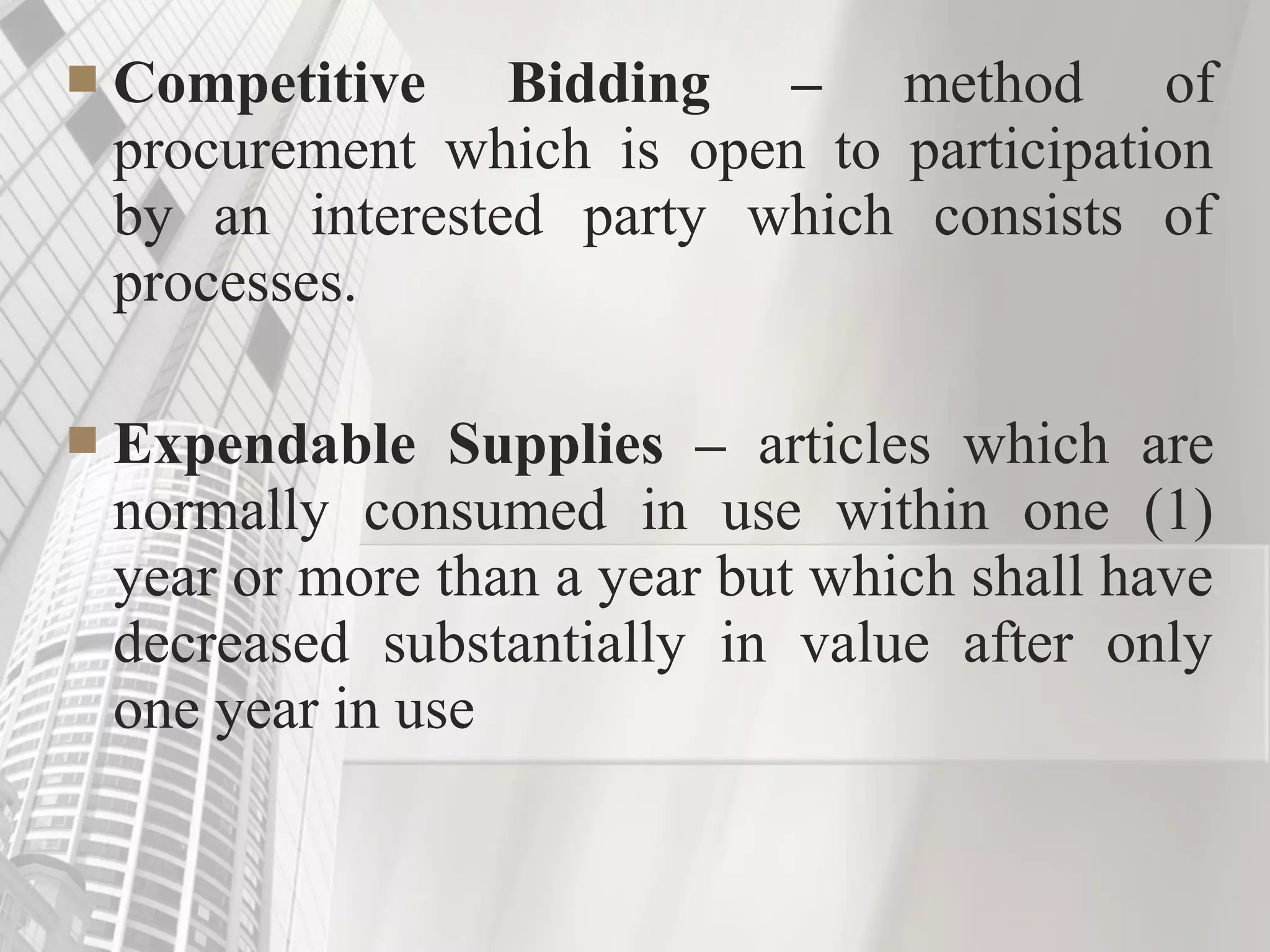 Property and Supply Management w/ introduction to R.A. 9184 Government ...