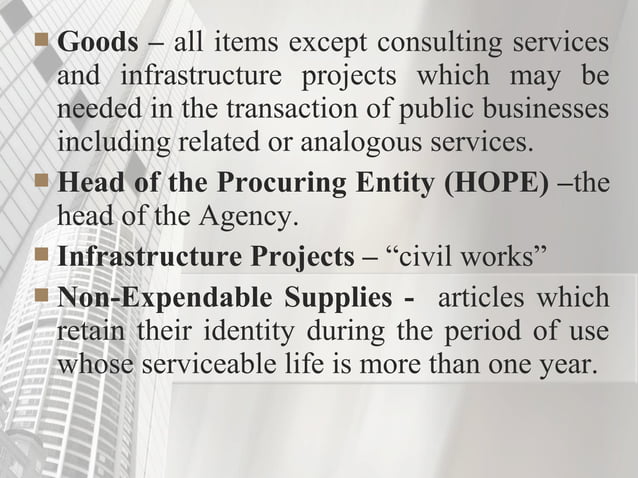 Property and Supply Management w/ introduction to R.A. 9184 Government ...