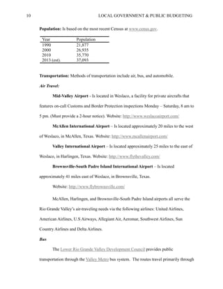 Local Government and Public Budgeting | PDF