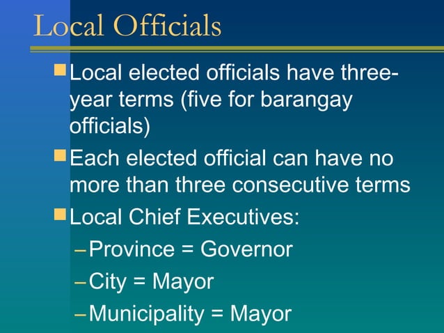 The Philippine Local Government Code | PPT | Developmental Sites | Real ...