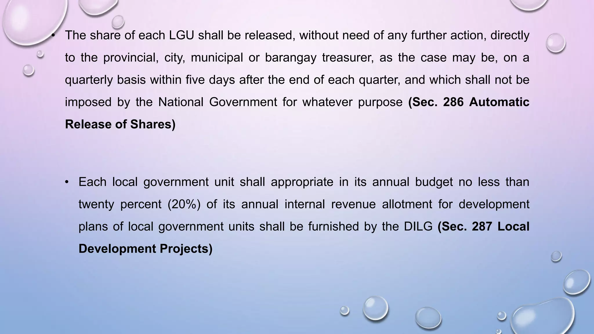 Local government; Financing and Fiscal management | PPTX