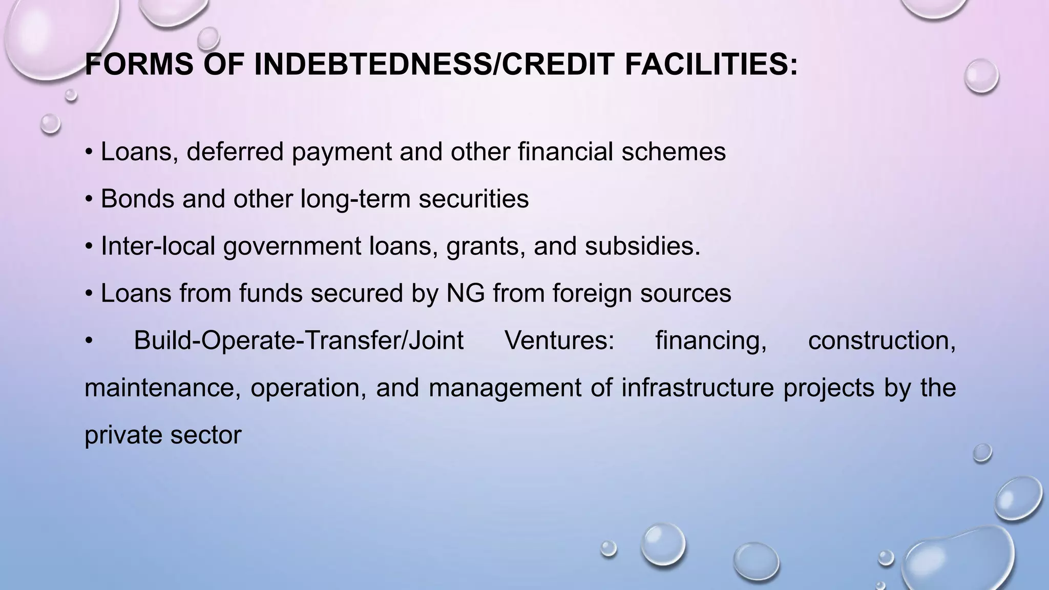 Local government; Financing and Fiscal management | PPTX