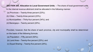 Local government; Financing and Fiscal management | PPTX