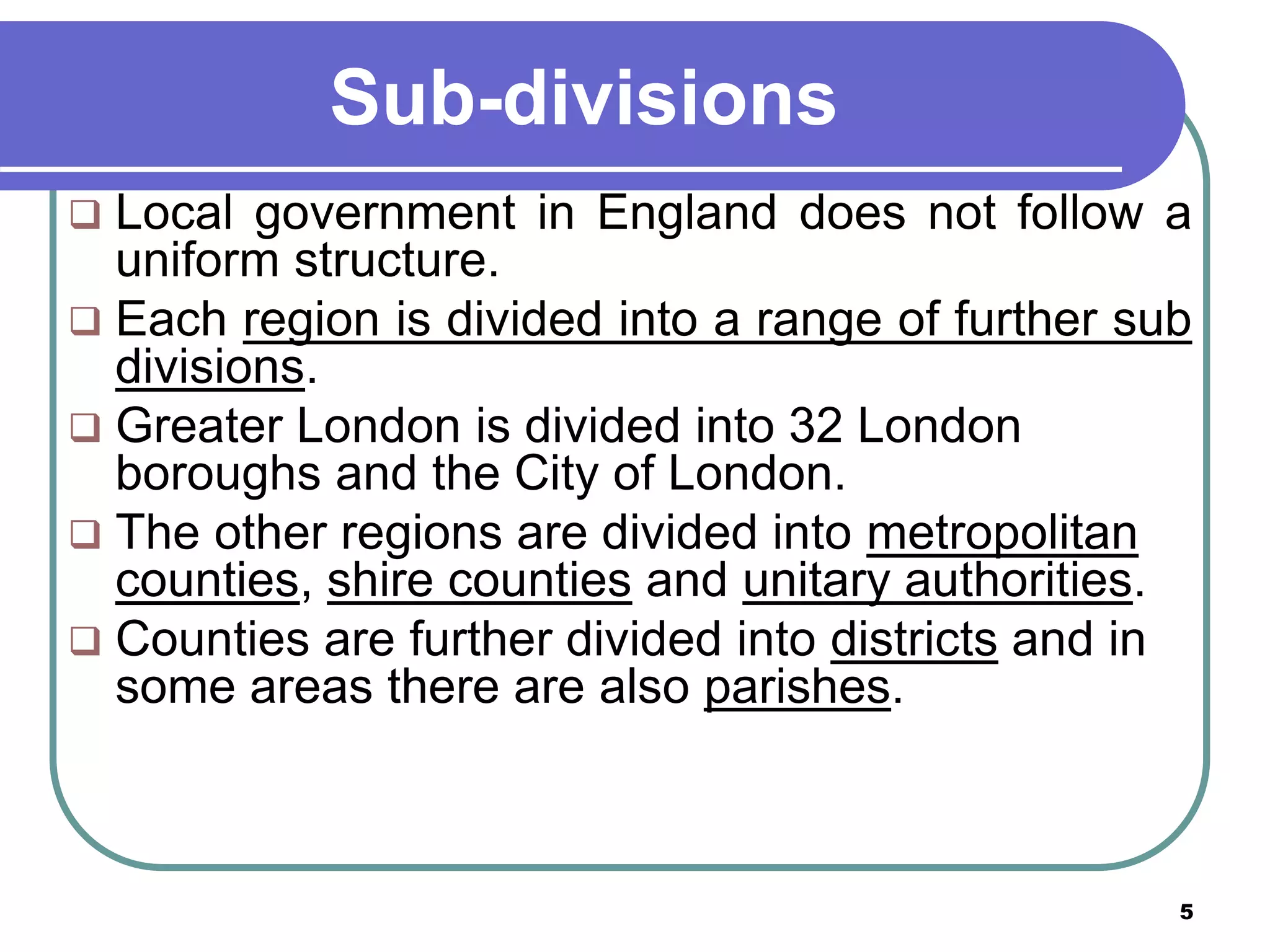 Local government in Great Britain | PPT