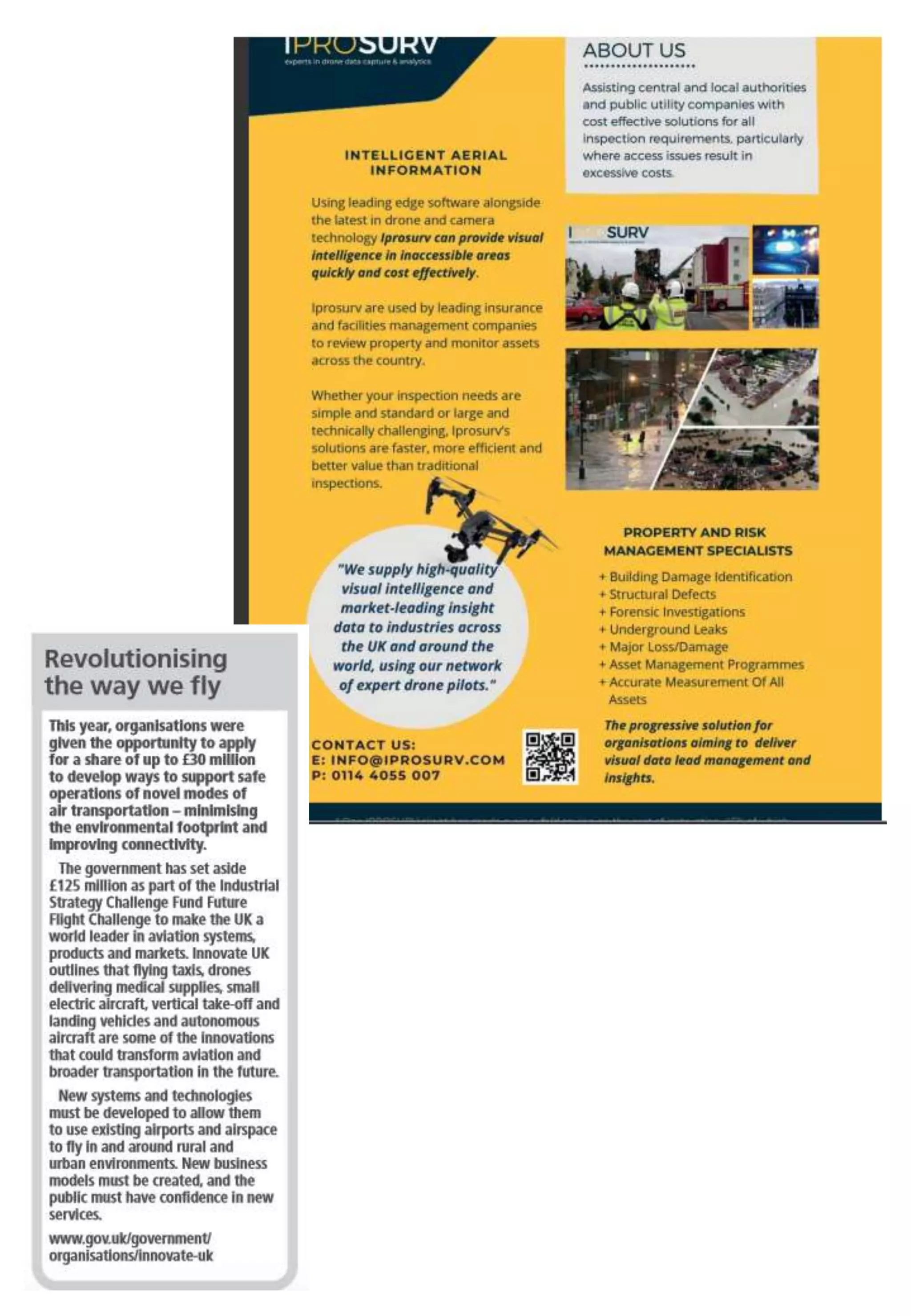 Local Government Magazine feature on drones Oct 2020.pptx | Robotics ...