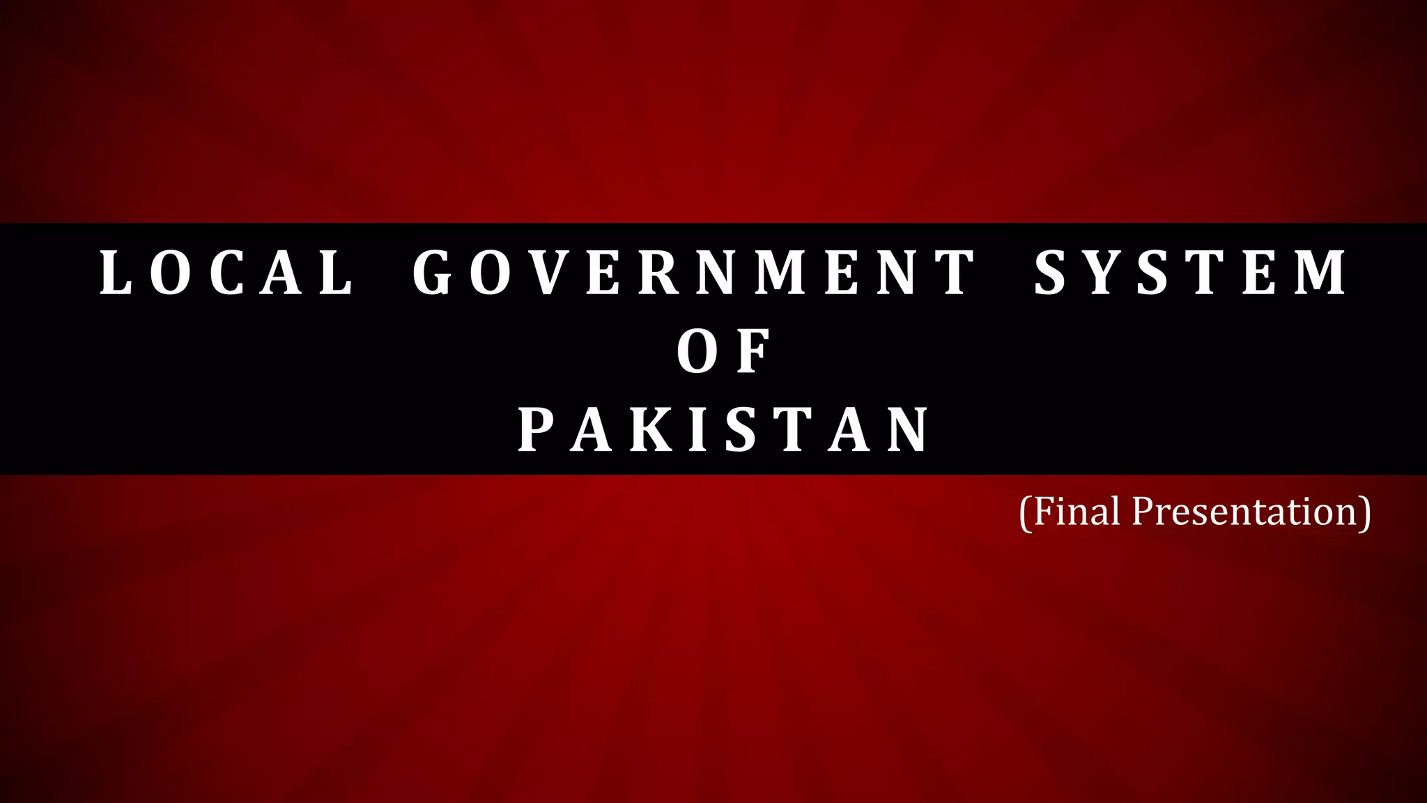 Local government presentation | PPTX