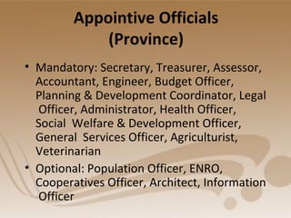 PH Local Government System | PPT