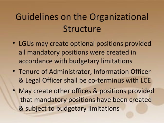 PH Local Government System | PPT | Business | Business and Finance