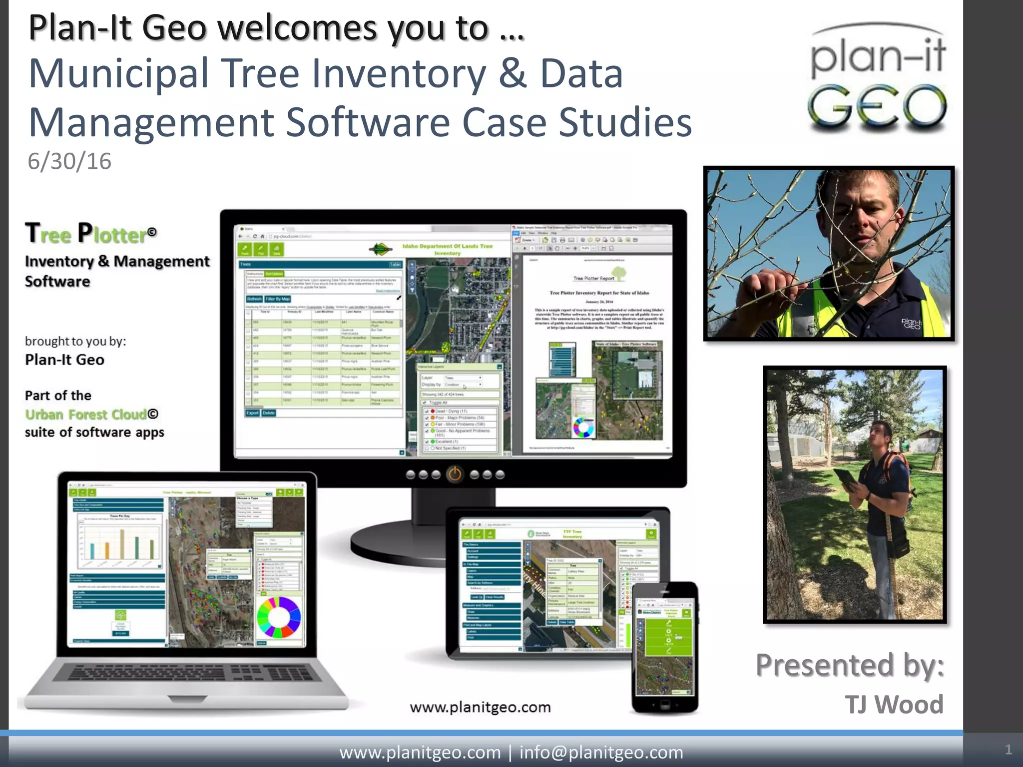 government tree inventory software, work order, and data management ...