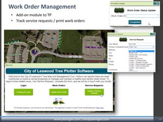 government tree inventory software, work order, and data management ...