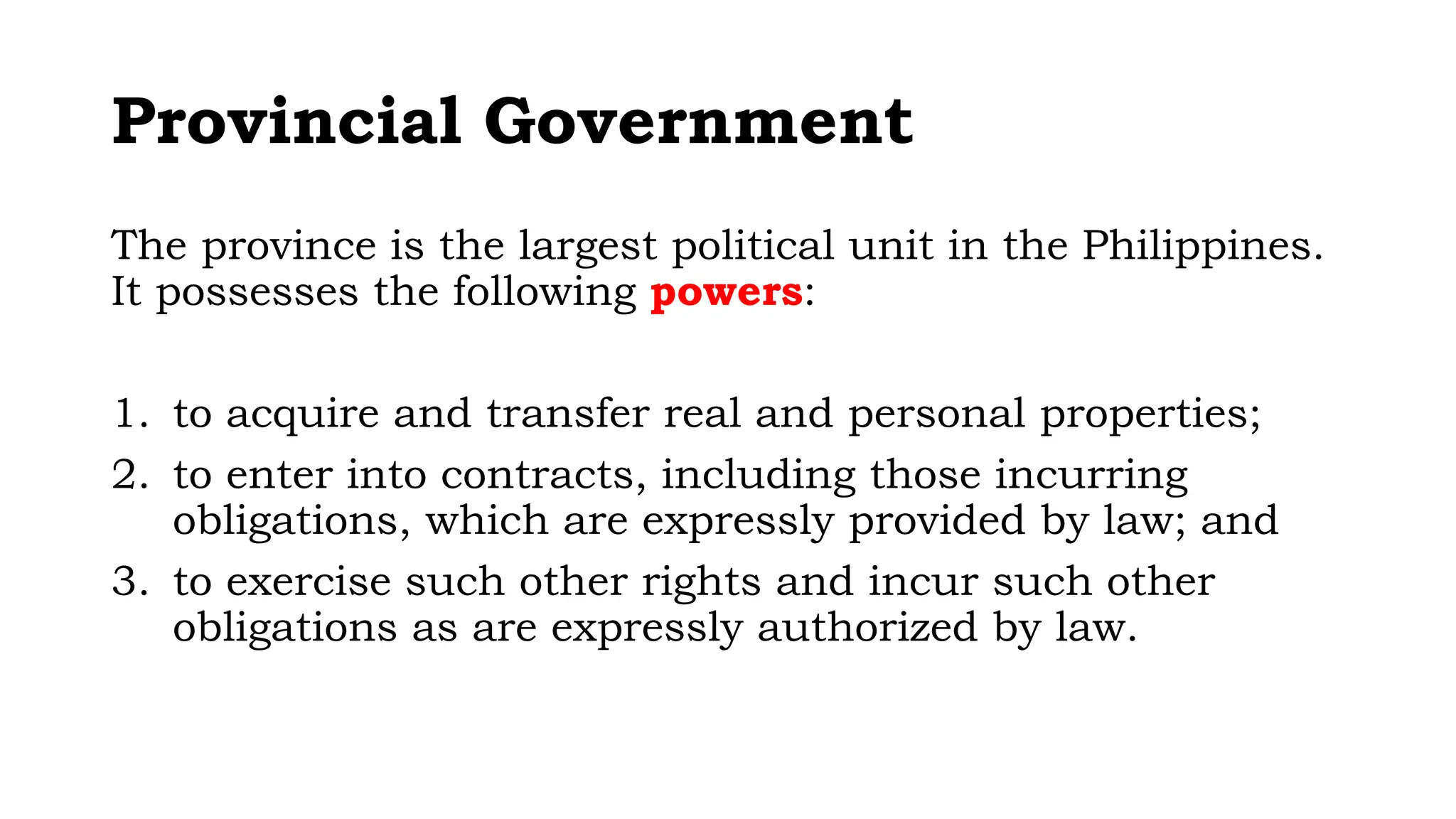 Local Government Unit - Philippine Politics and Governance | PPTX