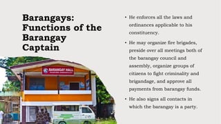 Local Government Unit - Philippine Politics and Governance | PPTX