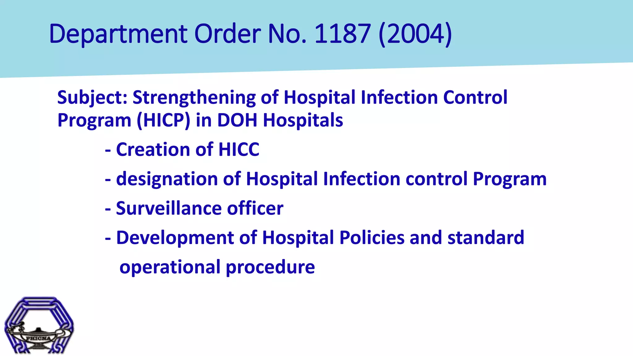 Local Guidelines in Infection Prevention and Control | PPTX