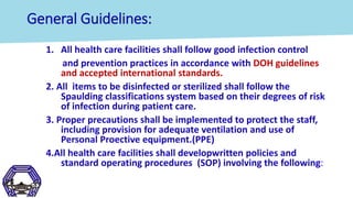 Local Guidelines in Infection Prevention and Control | PPTX