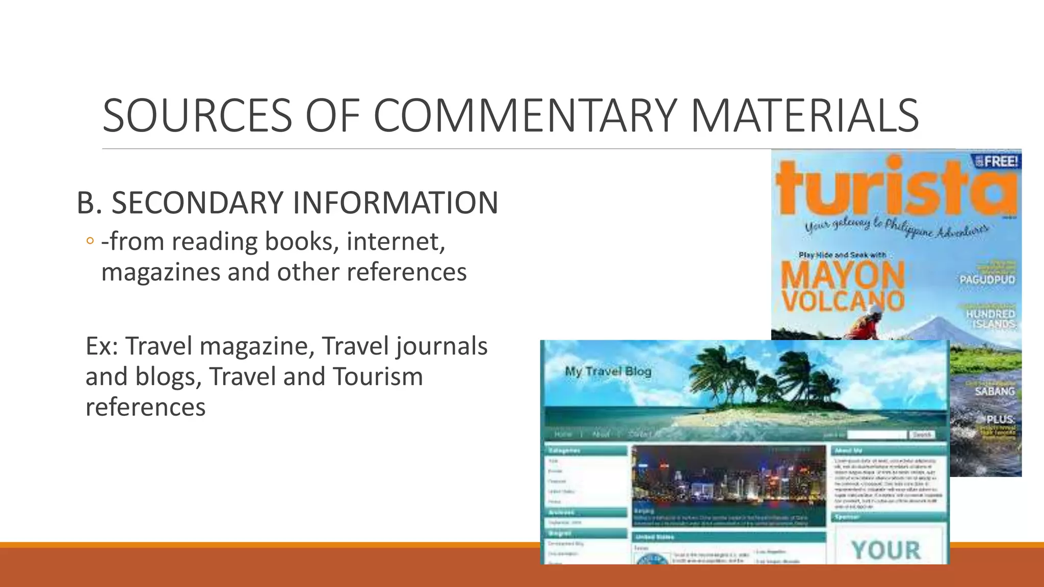 Local guiding- Commentary materials | PPTX