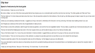 Local guiding- Commentary materials | PPTX