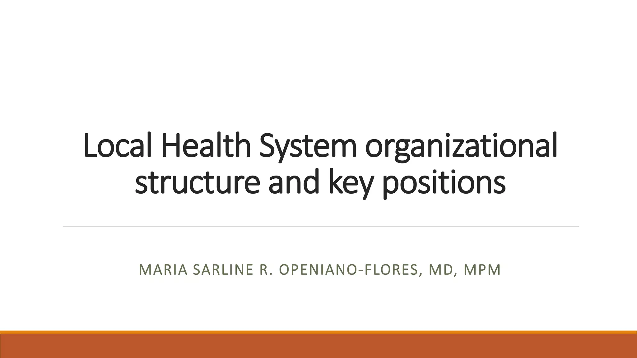 Local Health System Organizational Structure.pptx