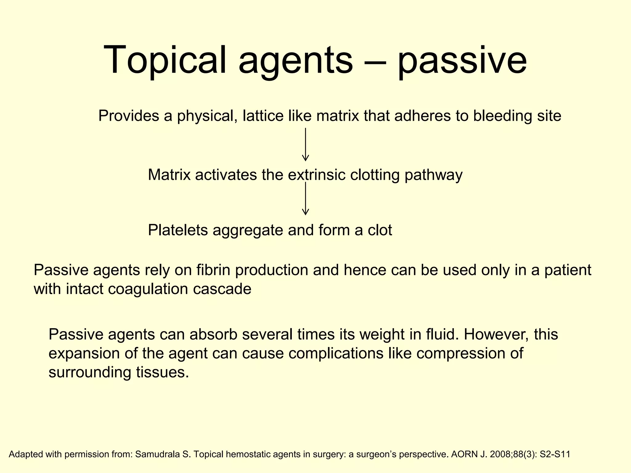Local hemostatic agents(2) | PPT