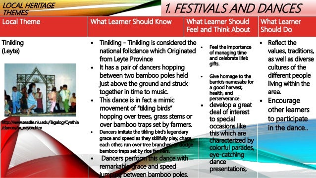 Local heritage themes LEYTE DIVISION