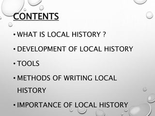 local history history of local history.pptx