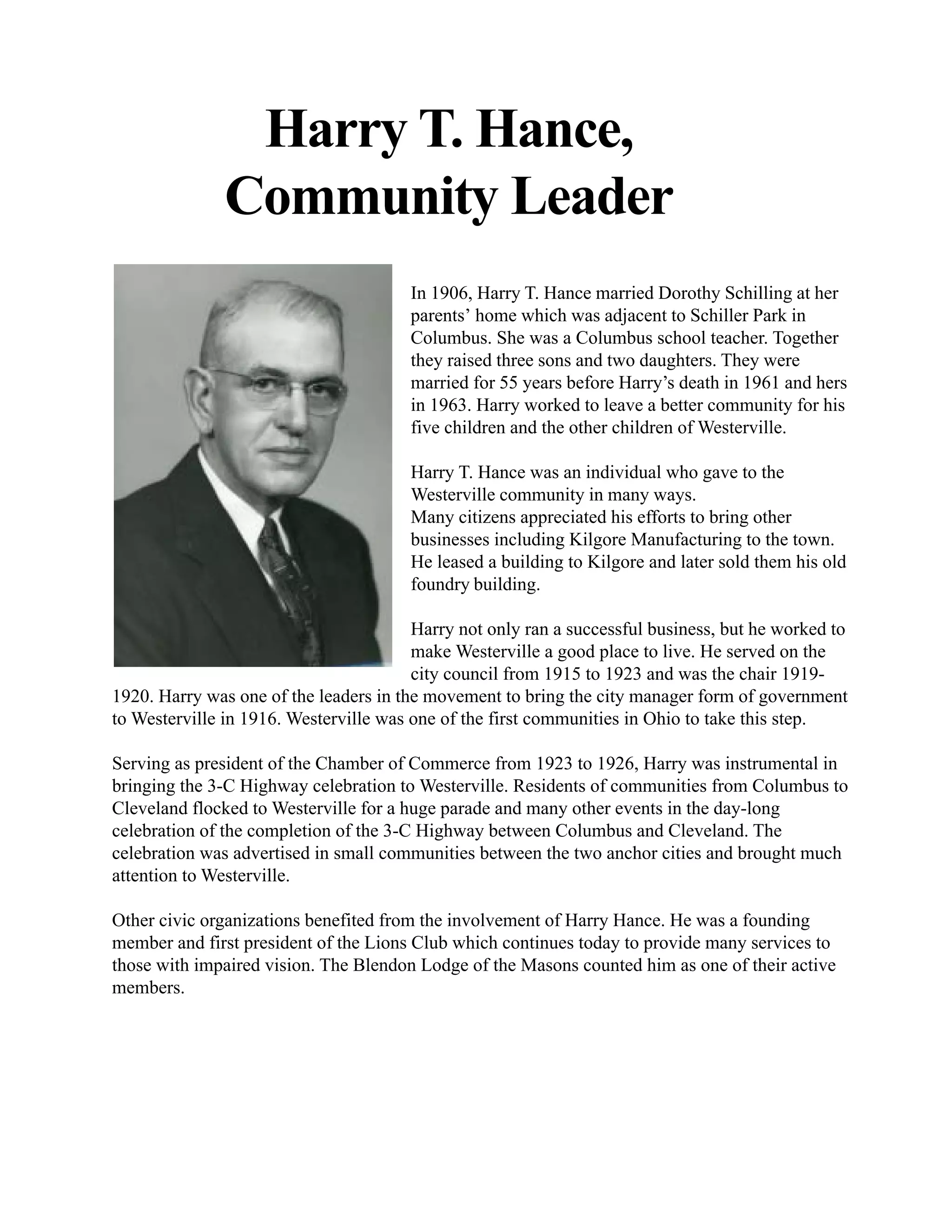 February 2007: Harry T Hance | PDF