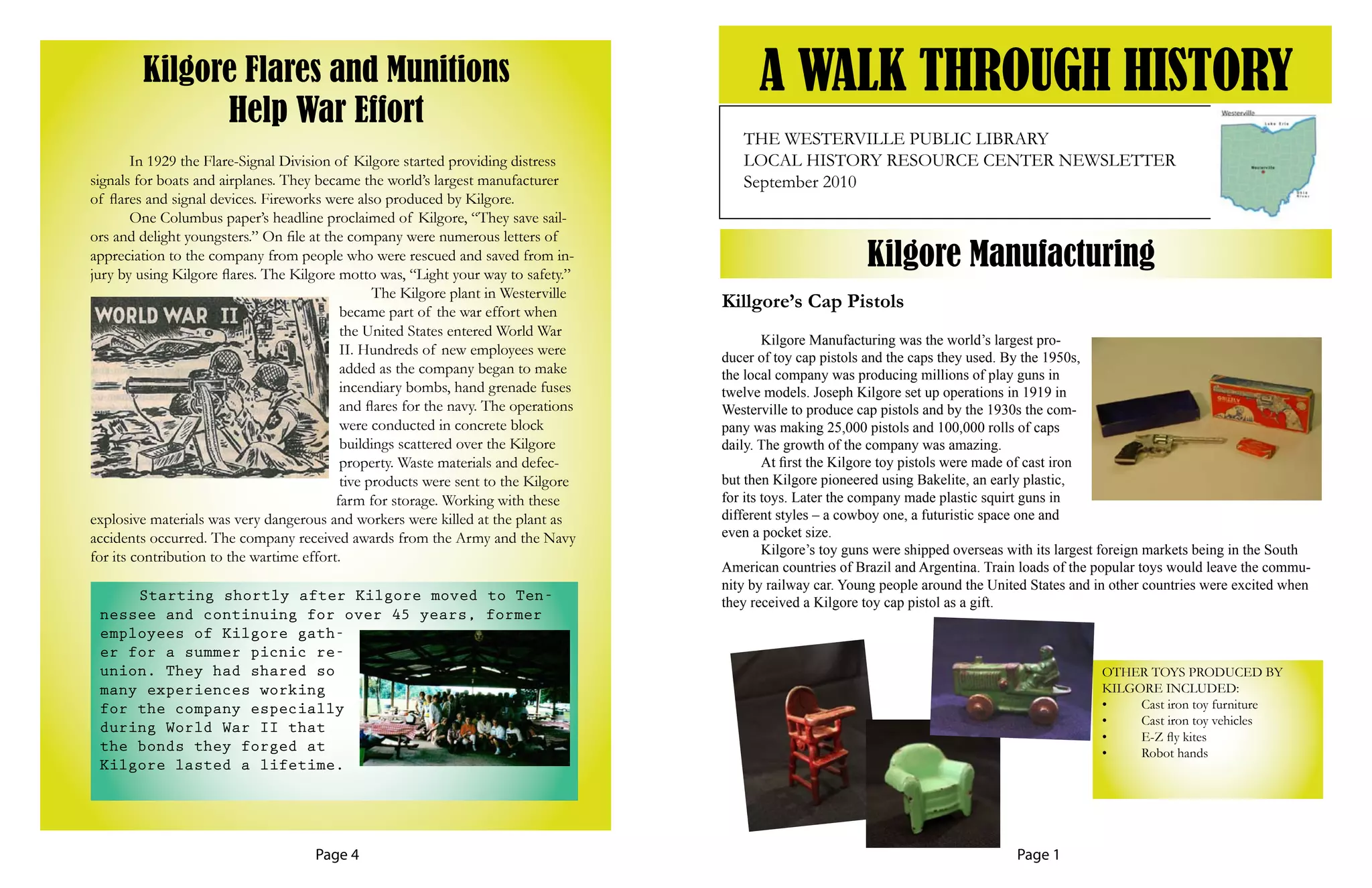 September 2010: Kilgore Manufacturing | PDF