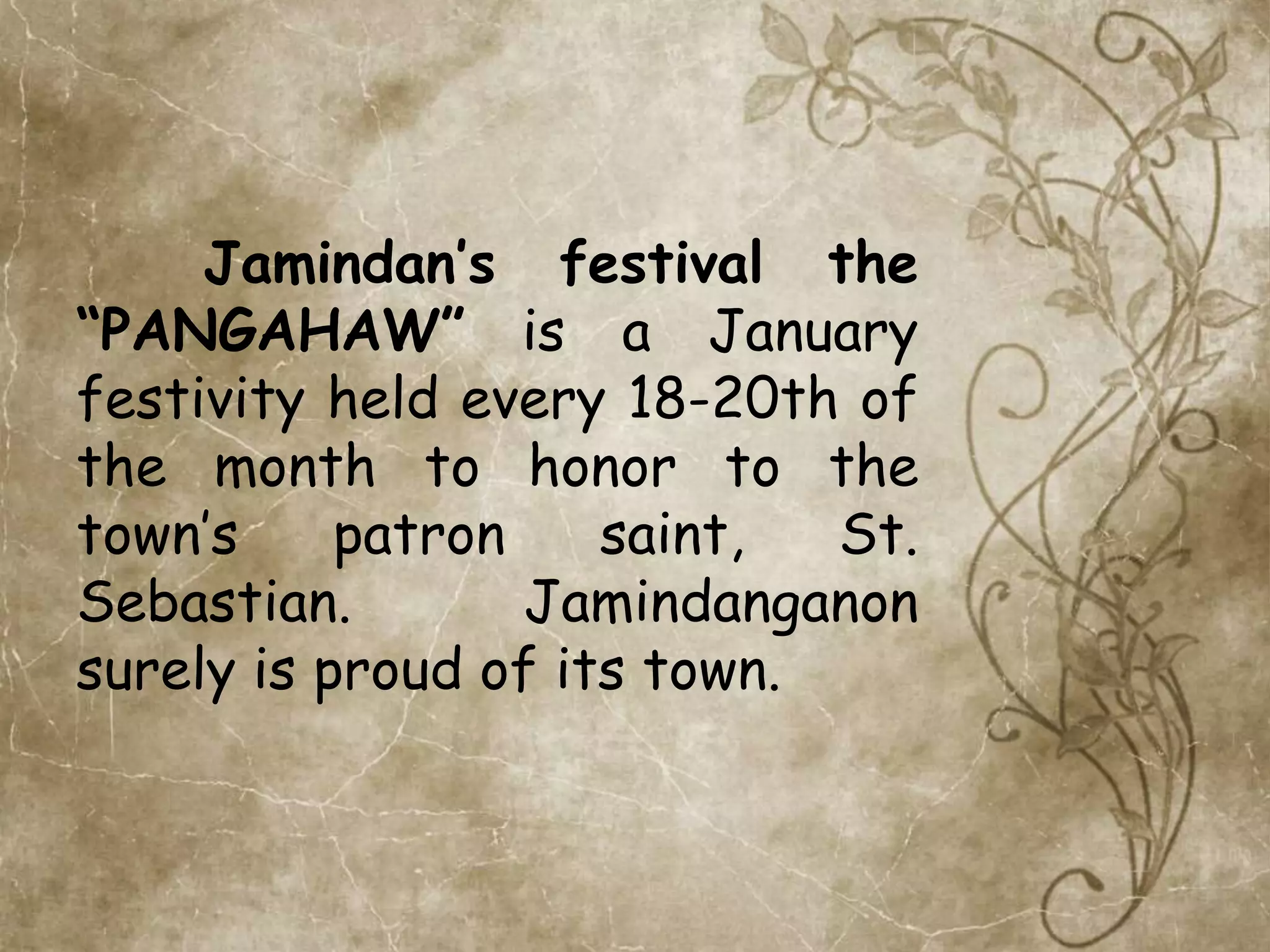 Local history of jamindan | PPTX