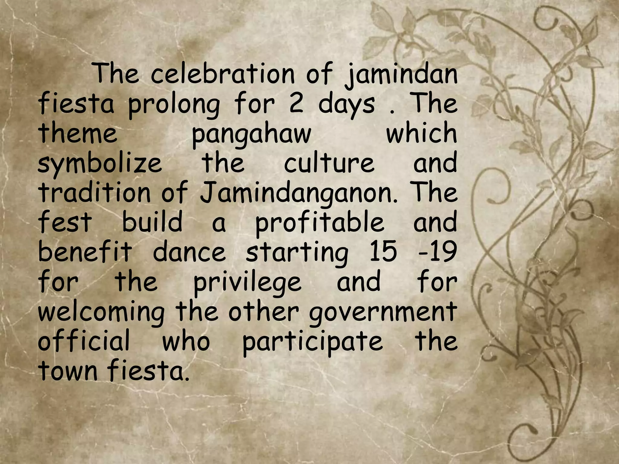 Local history of jamindan | PPTX