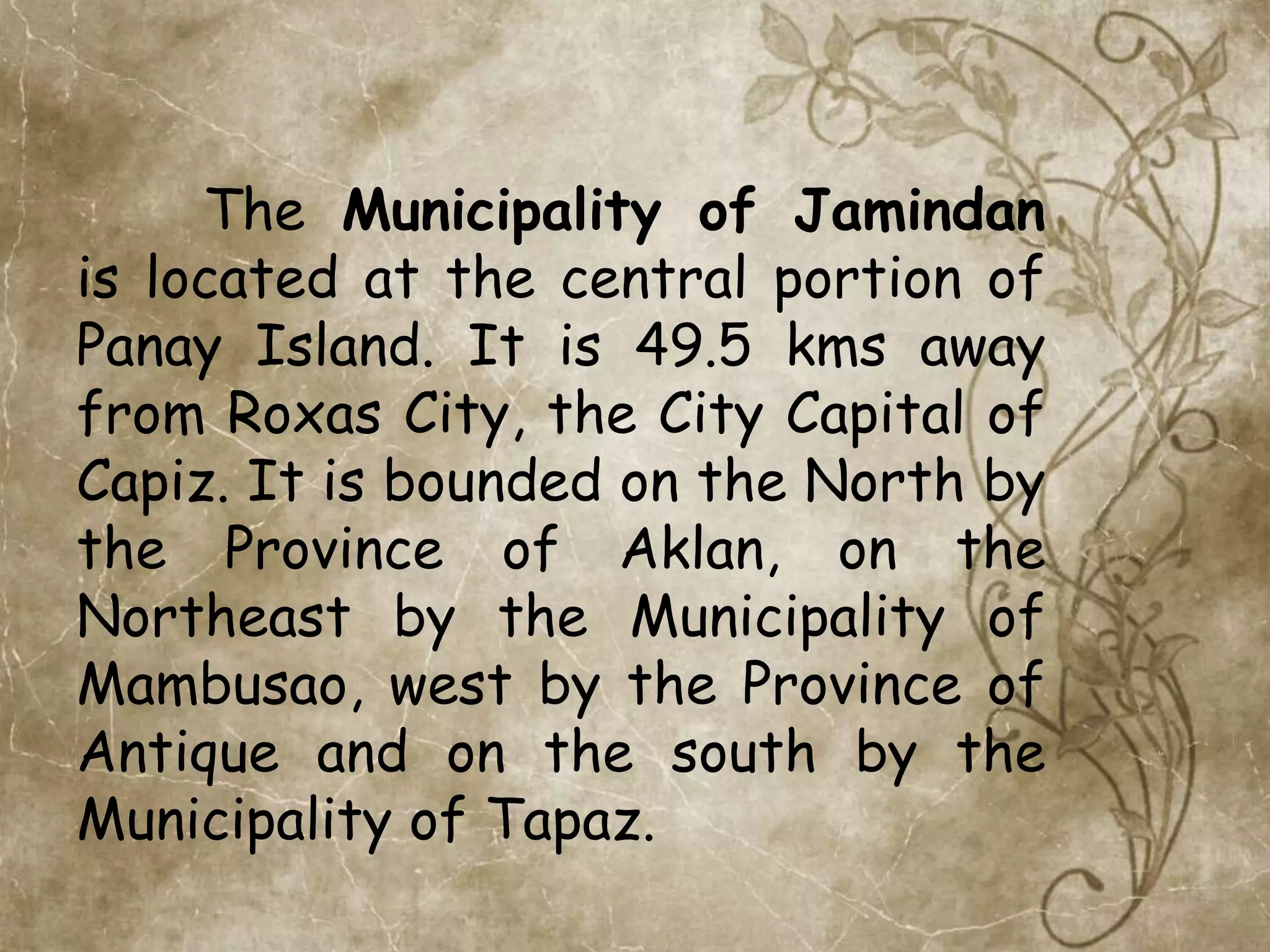 Local history of jamindan | PPTX