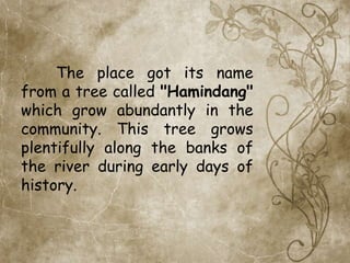 Local history of jamindan | PPTX