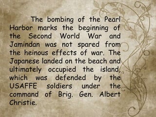 Local history of jamindan | PPTX