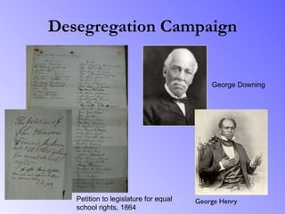 Providence School Desegregation, 1819-1866 | PPT