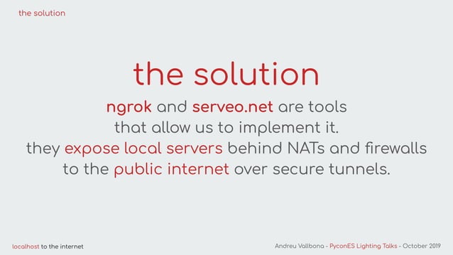 Localhost to the internet | PPT