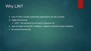 Local Interconnect Network | PPTX