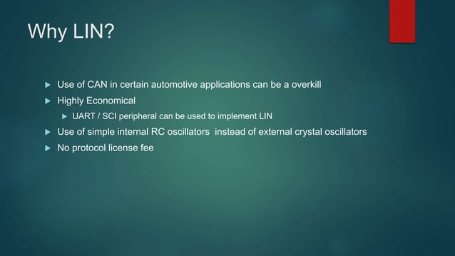 Local Interconnect Network | PPTX