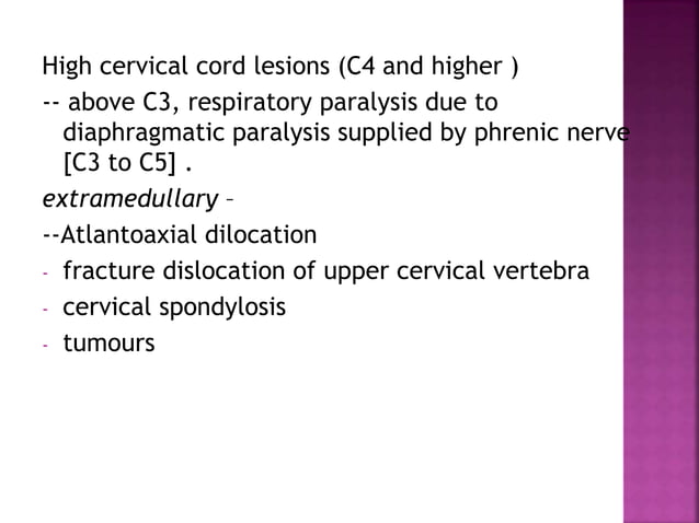 Localisation of lesion cns | PPT