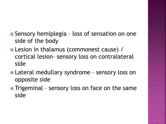 Localisation of lesion cns | PPT