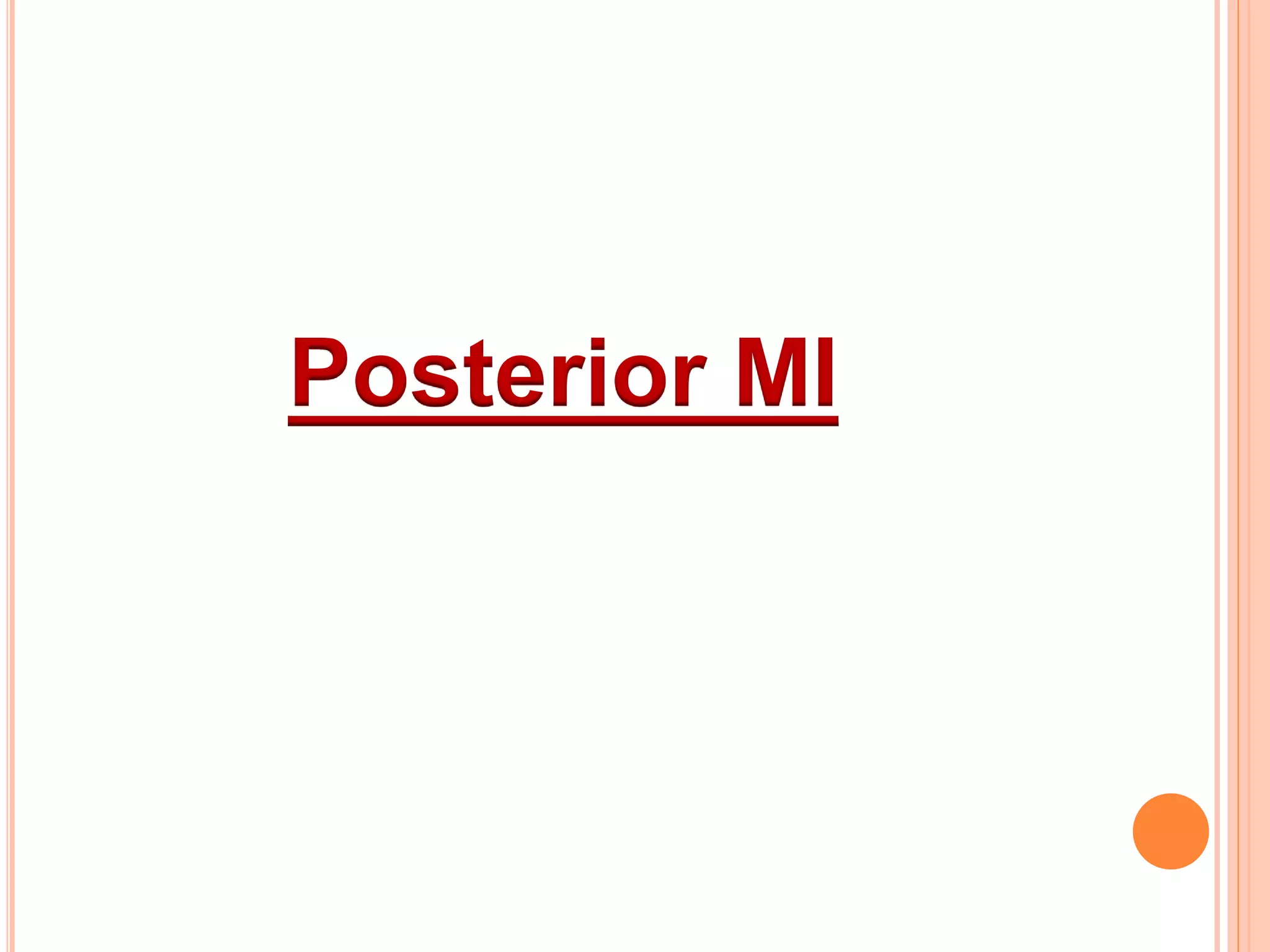 Localisation of Myocardial Infarction | PPTX