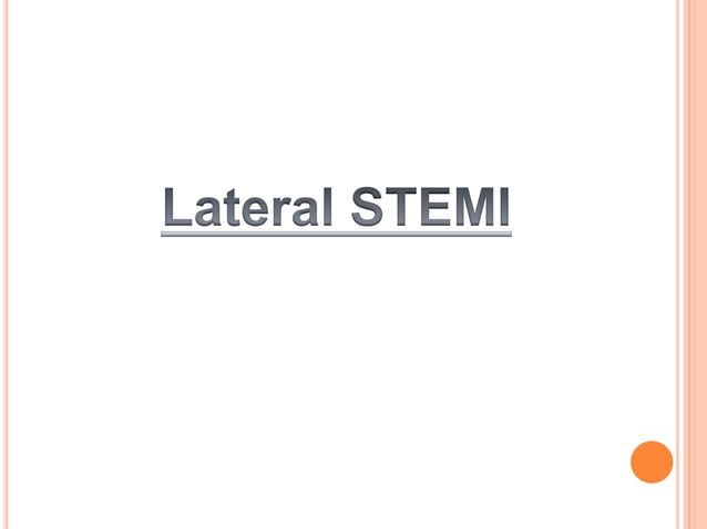 Localisation of Myocardial Infarction | PPTX