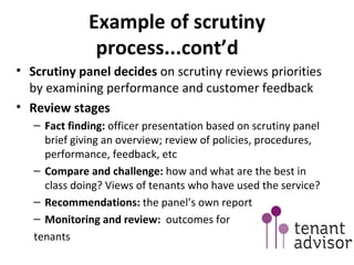 Localism and tenant scrutiny ll | PPT | Office Property | Real Estate