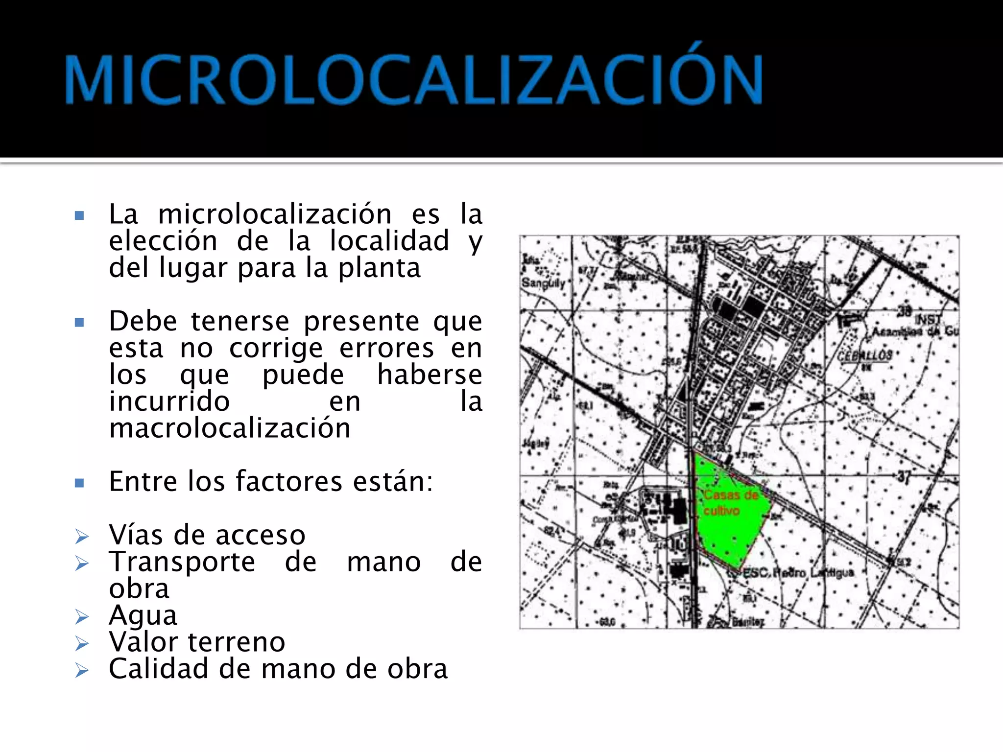 LOCALIZACION DE PLANTAS INDUSTRIALES | PPTX