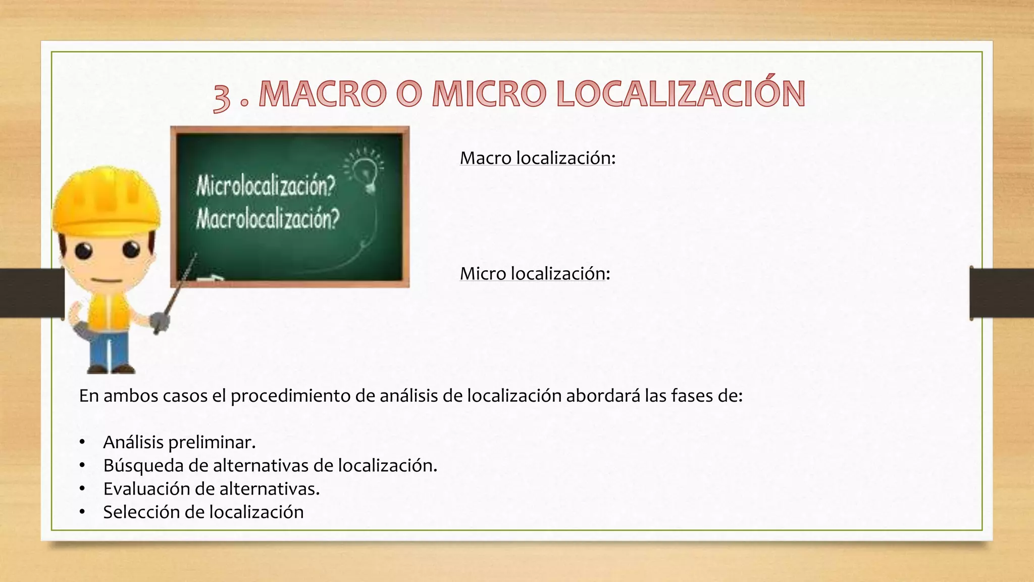 Localizacion y distribucion de planta | PPTX