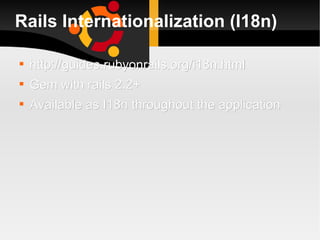 Localization in Rails | PPT