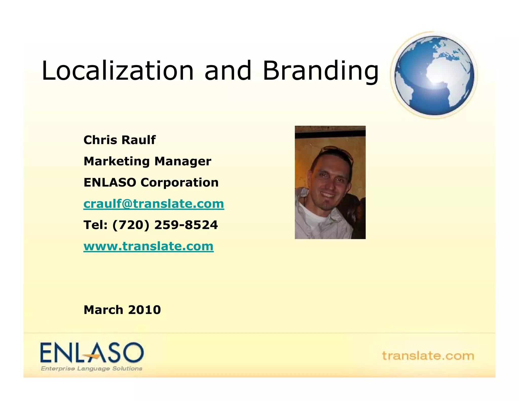 Localization And Branding | PDF