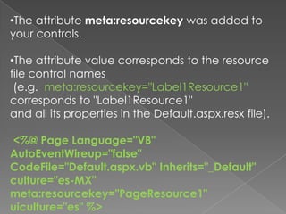 Localization and globalization in c# | PPT