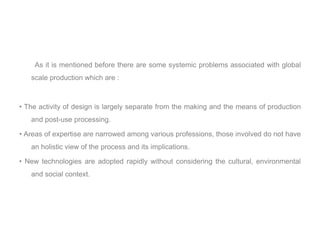 Localisation and the design and production of sustainable products | PPT